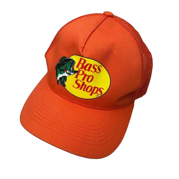 Bass Pro Shops | Accessories | Bass Pro Shops Trucker Hat Cap Orange ...